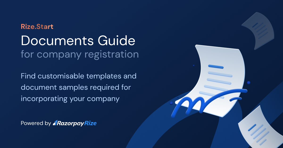 Documents Required for Company Registration in India Online