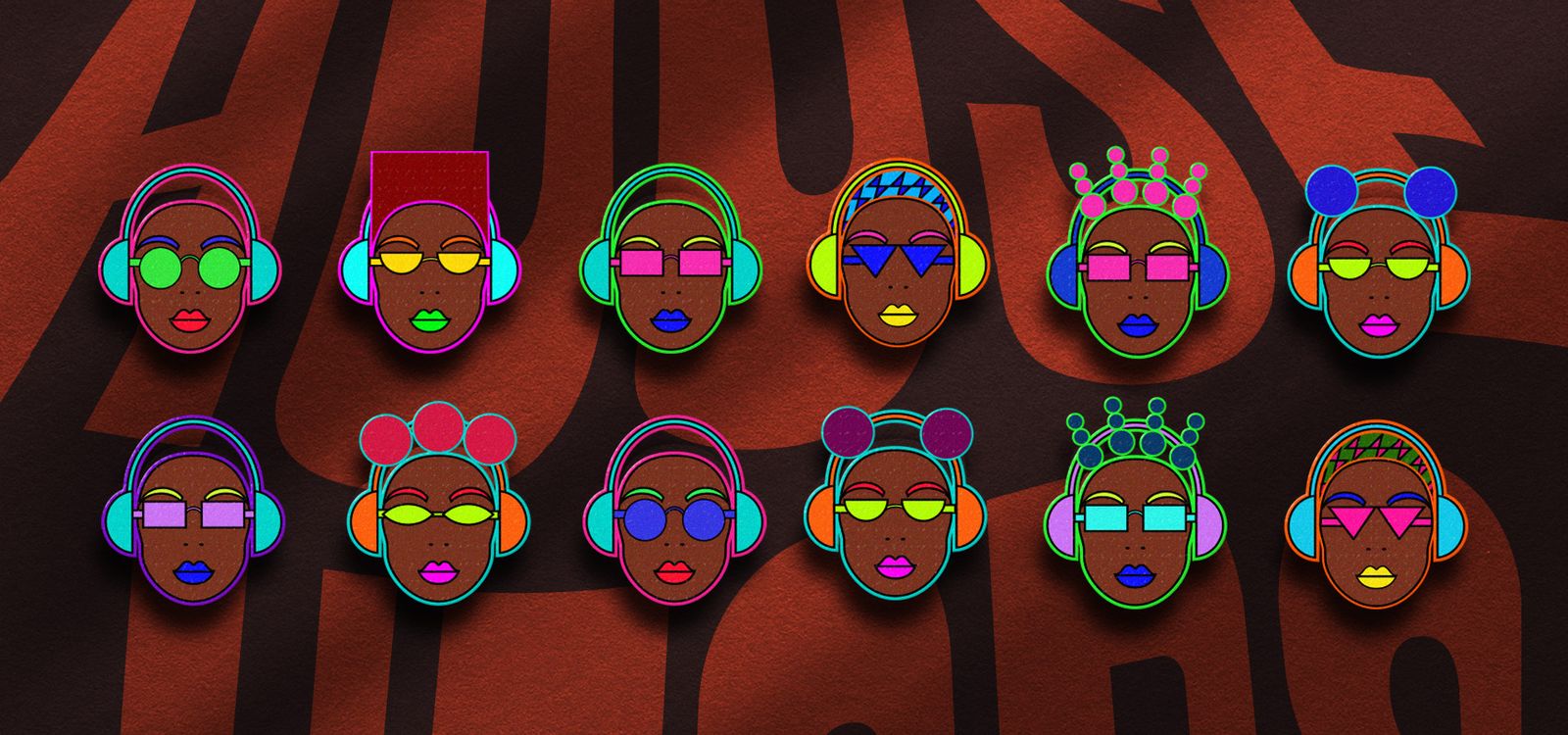 House Heads by Fungi Dube • African Brand and Visual Designer