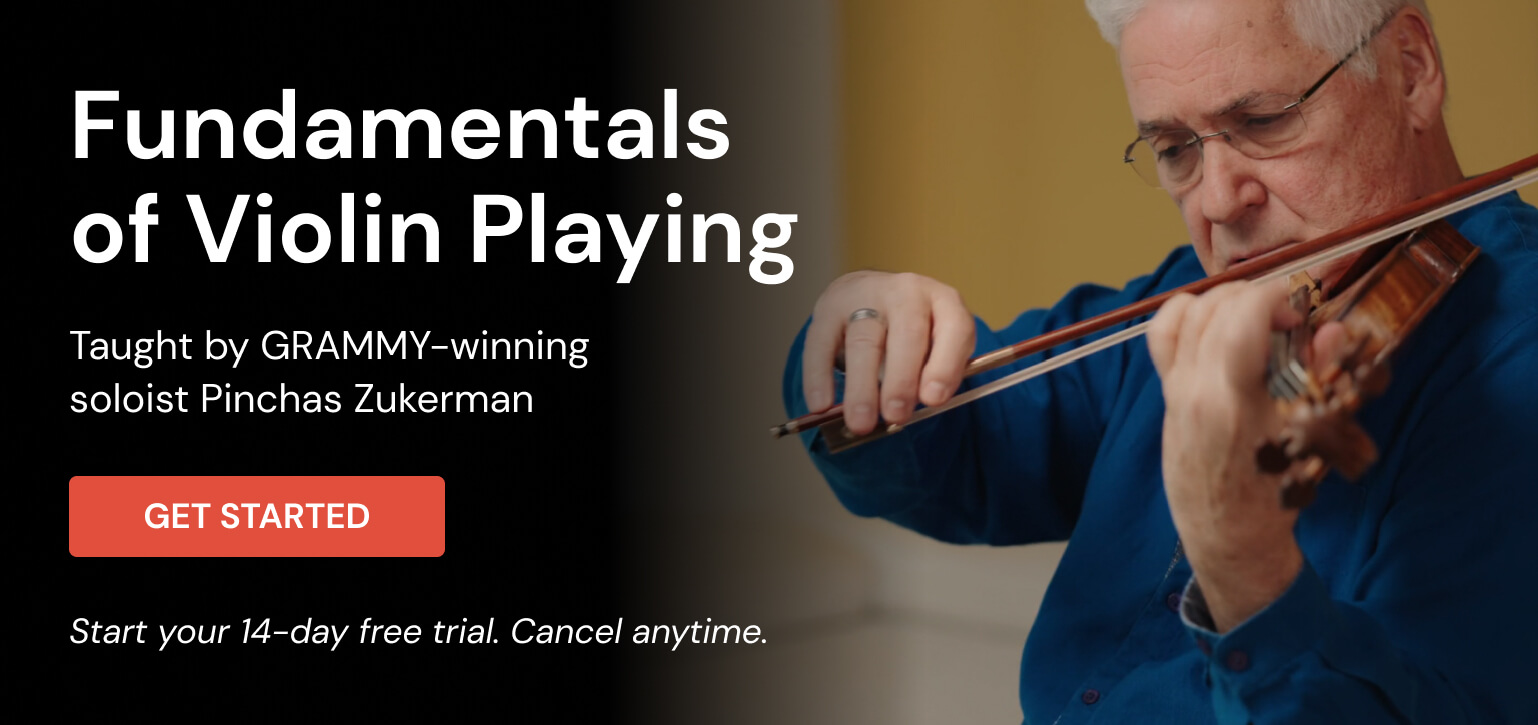 Fundamentals of Violin Playing with Pinchas Zukerman | tonebase Violin