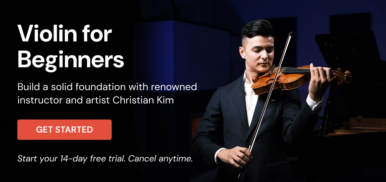 Violin for Beginners by Christian Kim | tonebase Violin