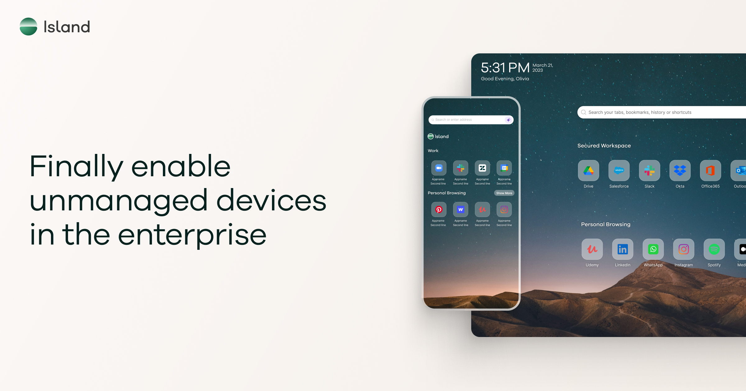 BYOD Workforce | Island - The Enterprise Browser
