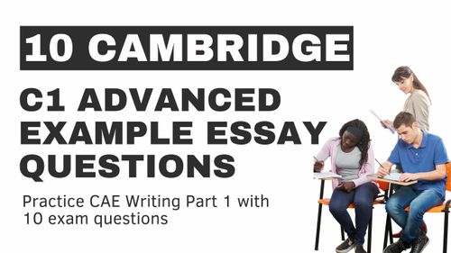 Essay Example Questions | Cambridge C1 Advanced (CAE) | PDF