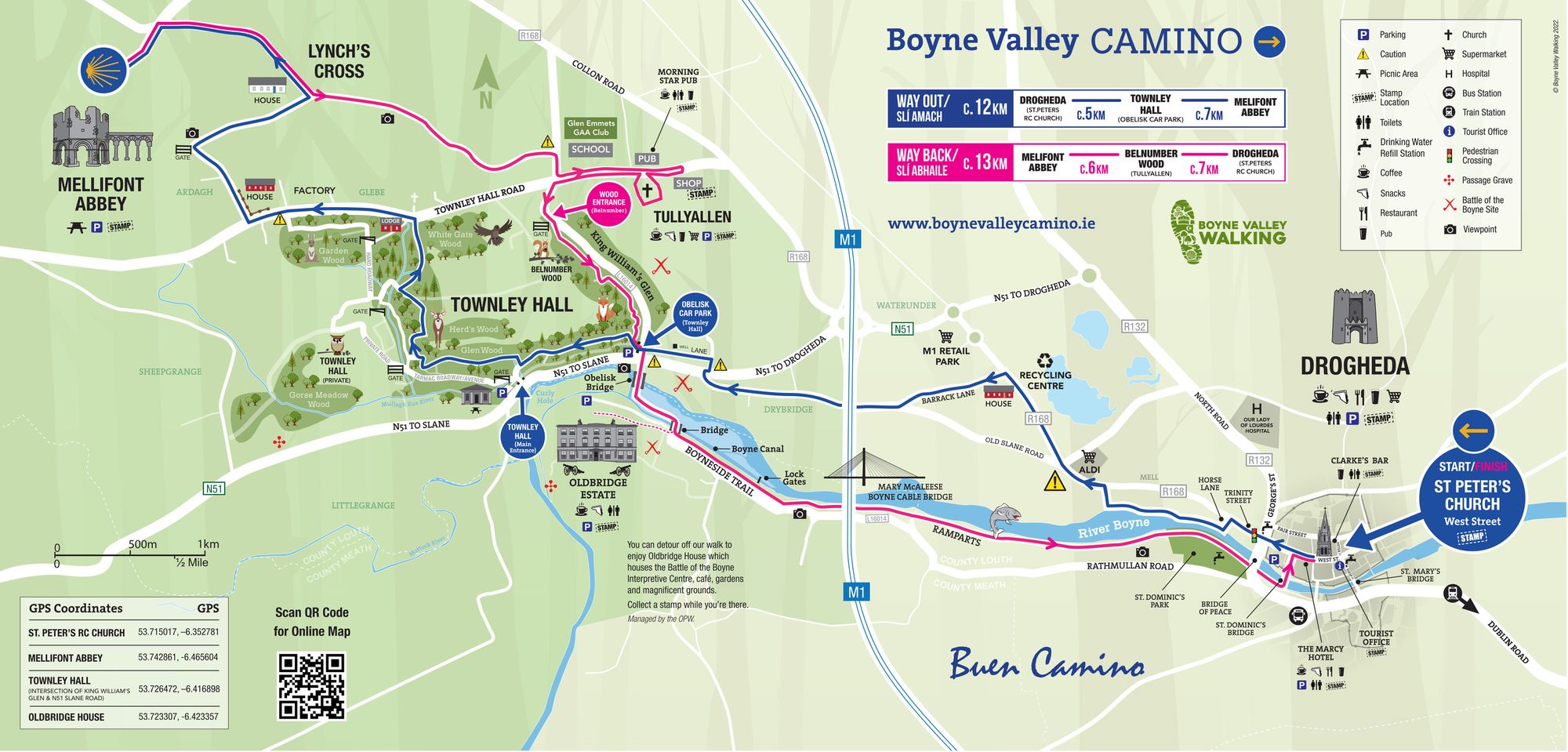 Boyne Valley Camino - Map & Guide