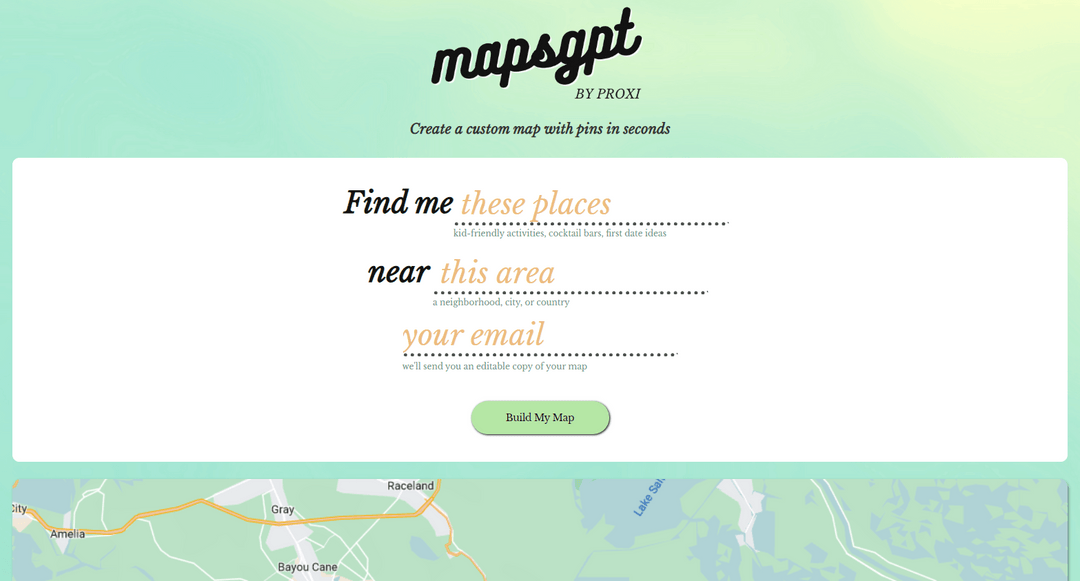 MapsGPT: Building Custom Maps With The Power Of AI