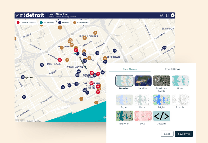 Proxi Digital Maps | Easy Interactive Maps in Minutes - Start and Use Now
