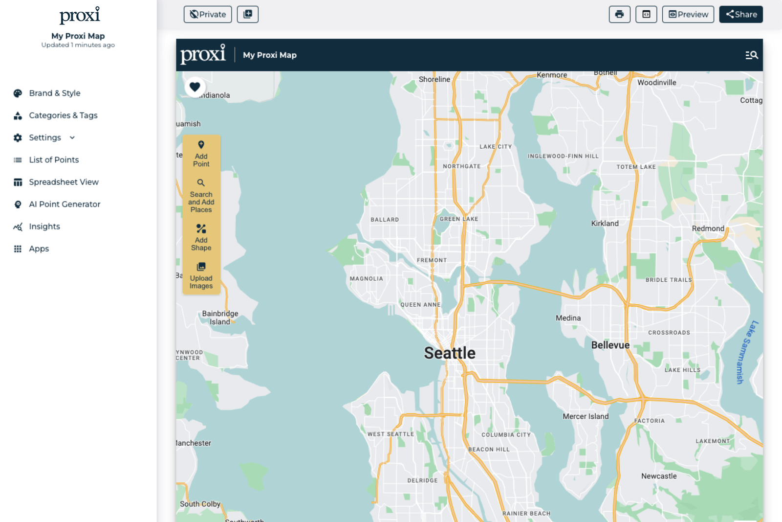 Planificación de rutas con paradas múltiples l Mapas Proxi personalizados