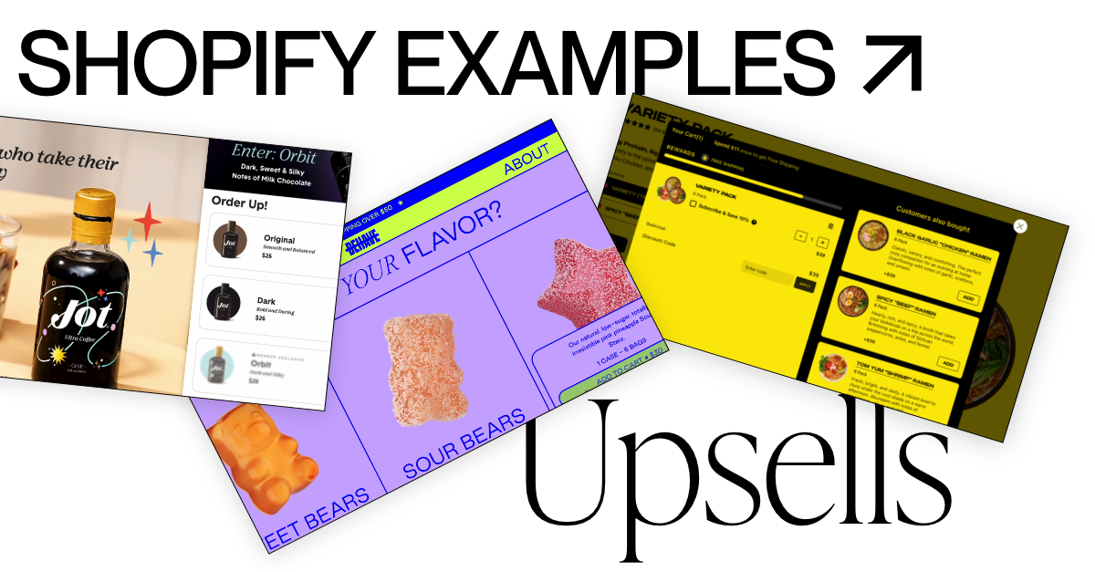 Recently updated: The best Shopify Upsells examples to give you inspiration