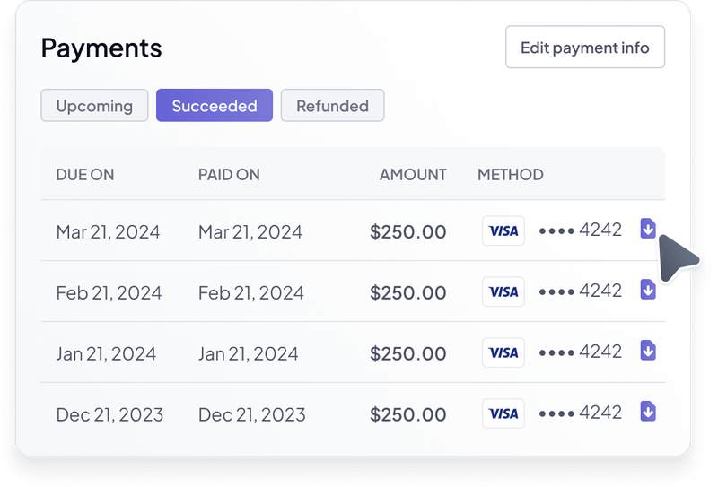Ascend - Billing Portal