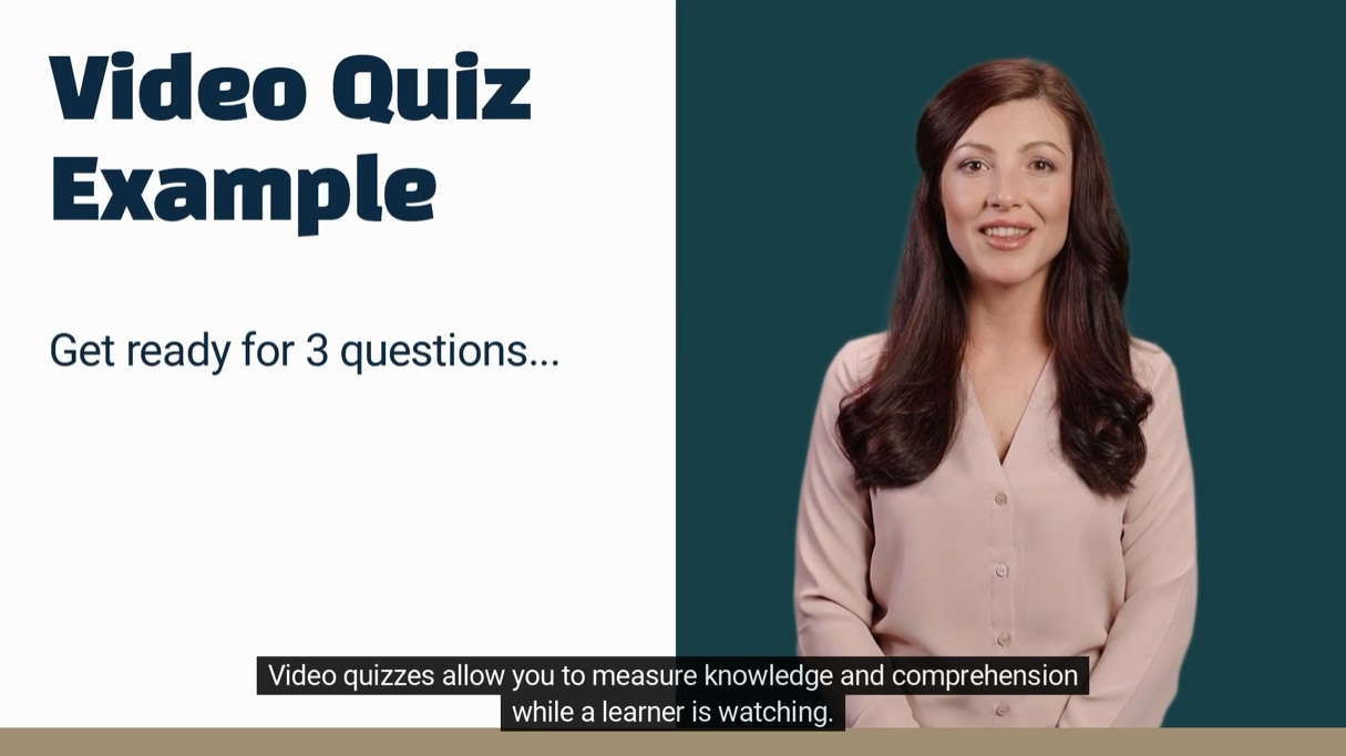 Create In-Video Quizzes to Measure Comprehension