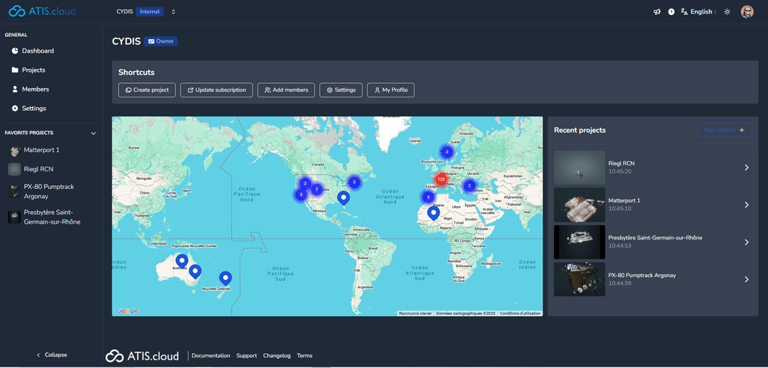 3D point cloud visualization software | ATIS.cloud