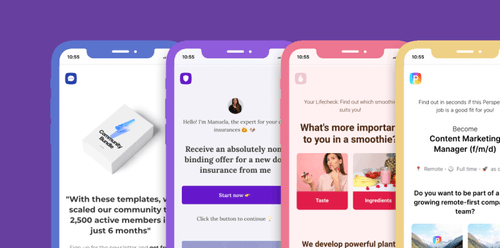 Build beautiful funnels, forms, and landing pages in minutes