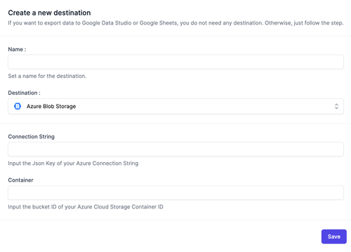 Connect Airbnb Review to Azure Blob Storage | Catchr