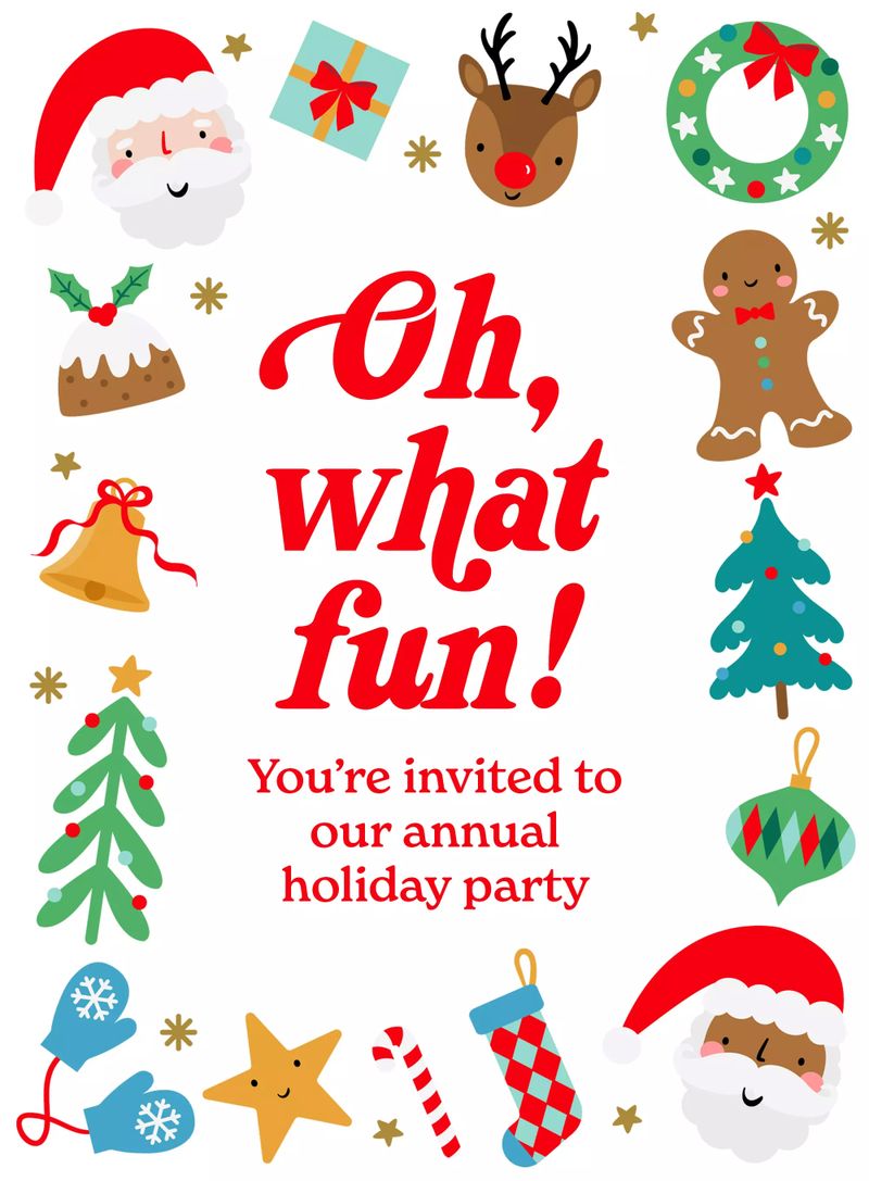 Holiday Party Invitations | Send Holiday Invites Online