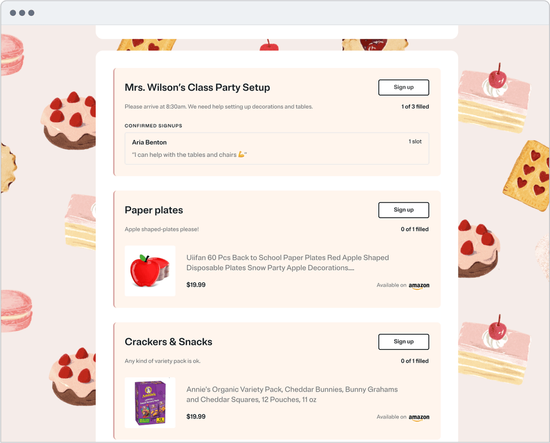 Evite SignUp Sheets: The Simplest, Free Way to Create Signup Sheets