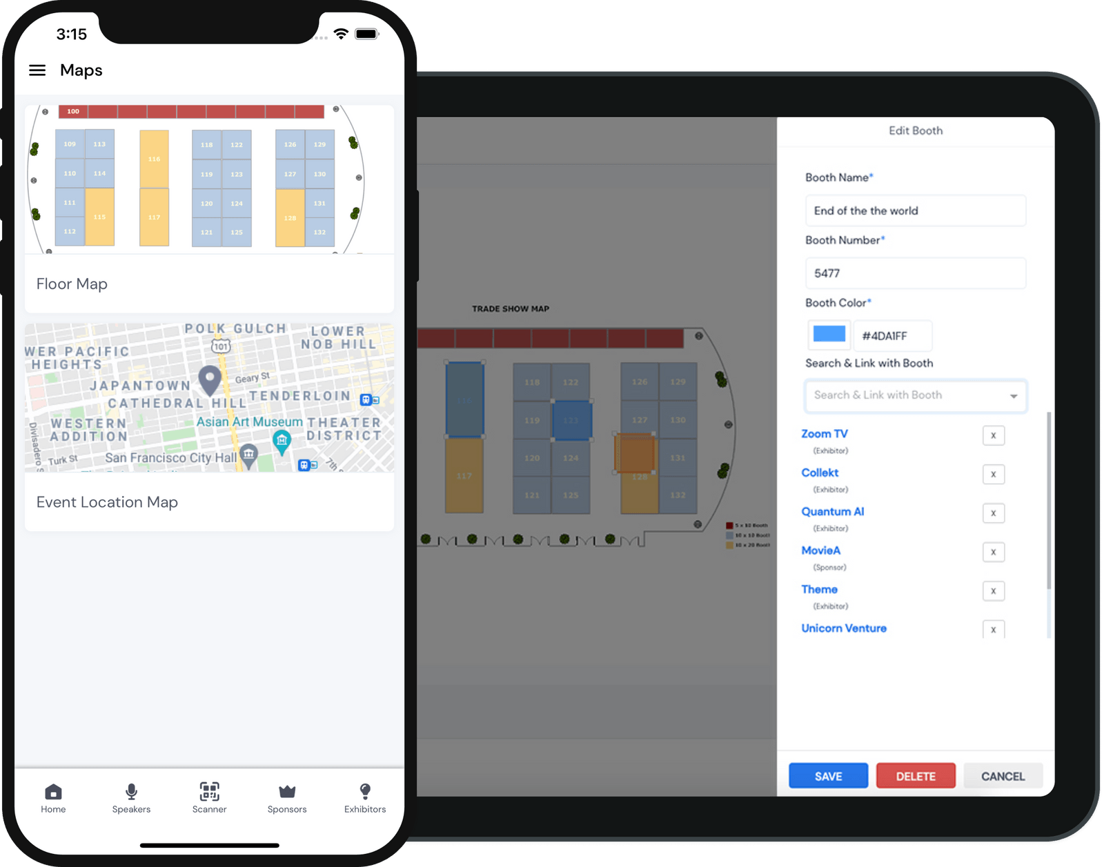 Create Interactive Floor Plan with Eventify Event Site-Map Maker