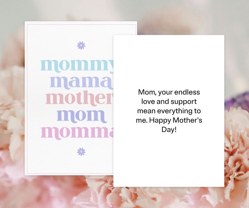 Mother’s Day Card Message Ideas - What to Write