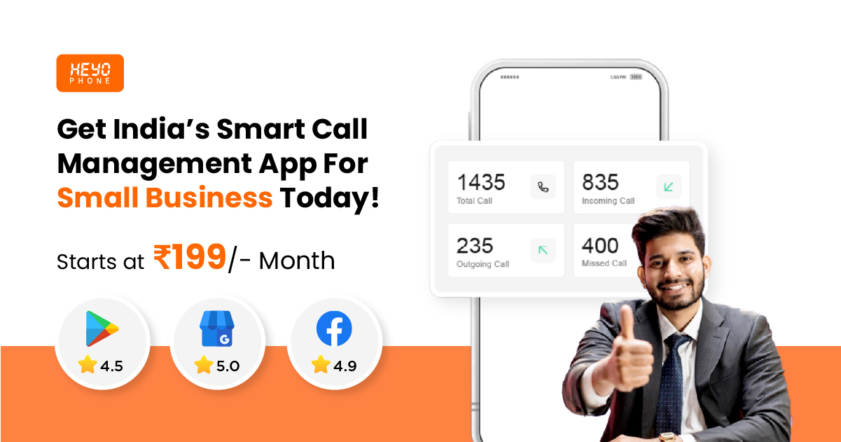 India's #1 Call Management App for Small Business | Heyo