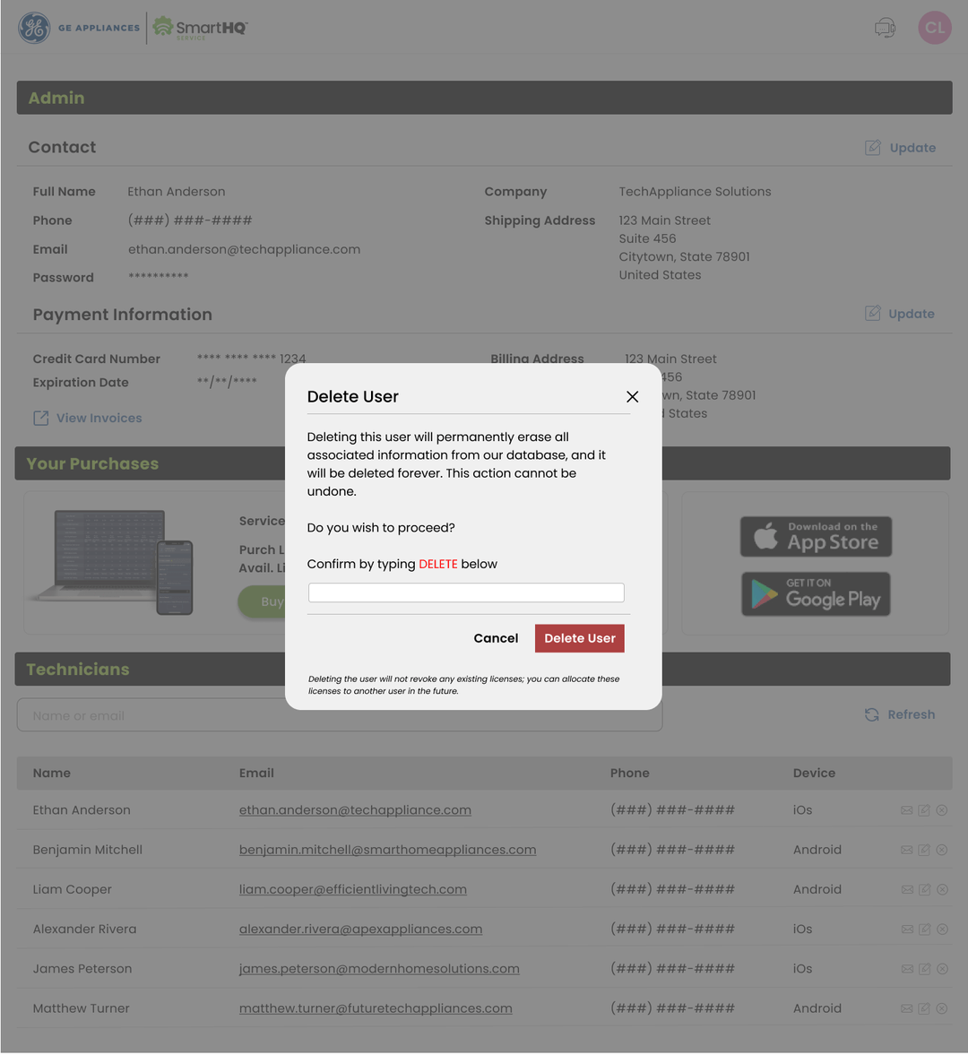 SmartHQ™ Service | Customer Portal Guide