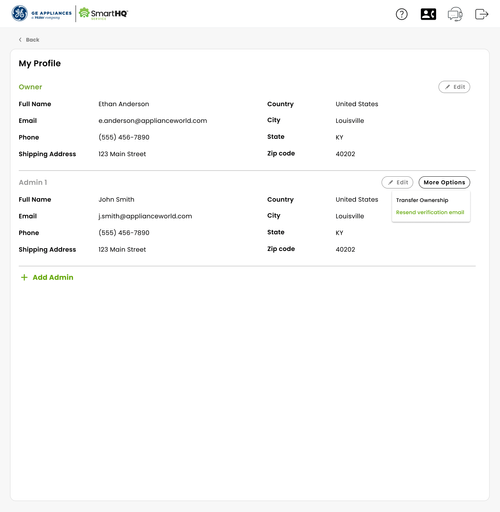 SmartHQ™ Service | Customer Portal Guide