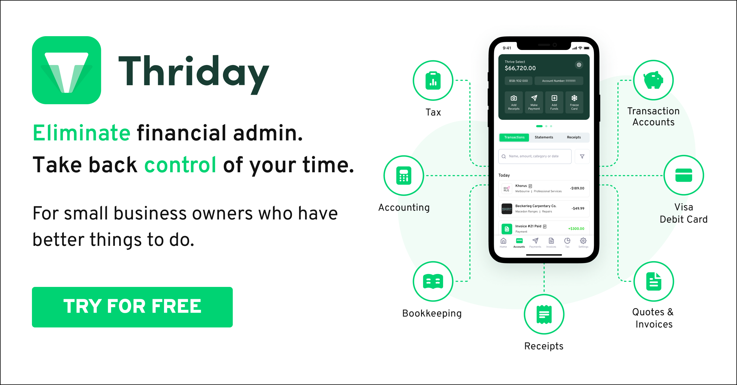 Small Business Blog with resources to save you time and money | Thriday