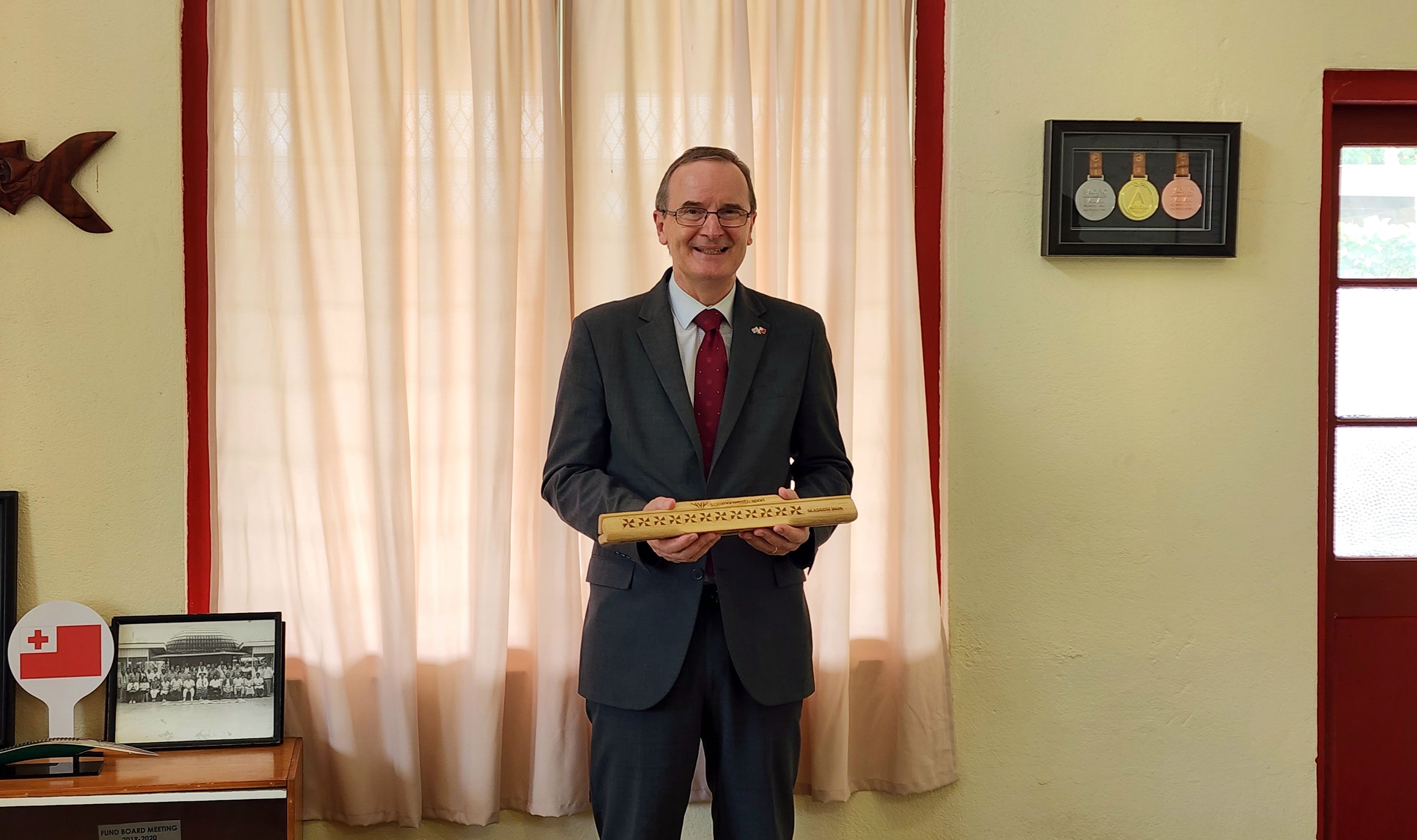 TASANOC presents symbolic Baton to Britain as countdown begins for ...