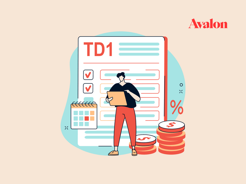 How to Complete a Federal TD1 Form | Avalon Accounting