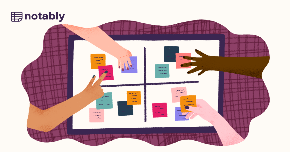 Digital Sticky Notes to Synthesize Research | Notably