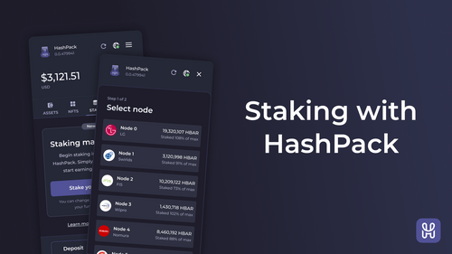 Staking with HashPack