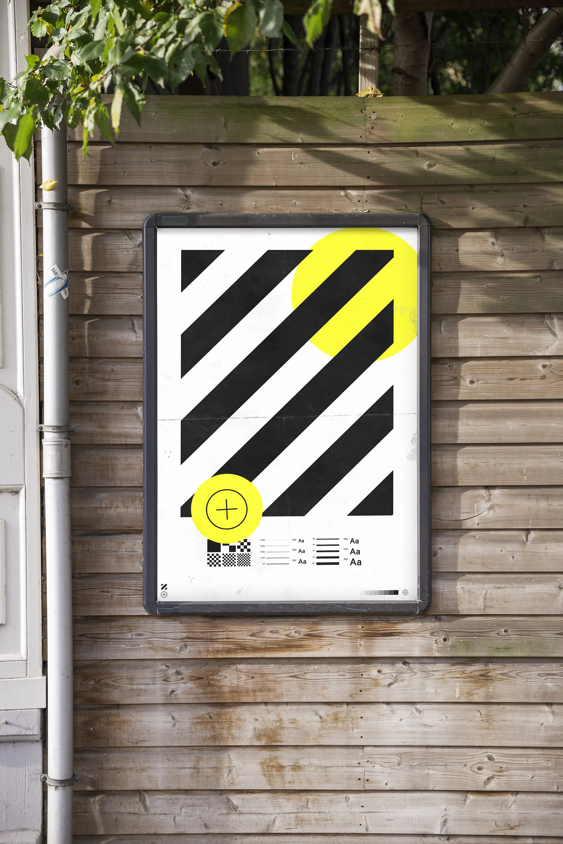 Hazard Mockups | Free Poster Mockup