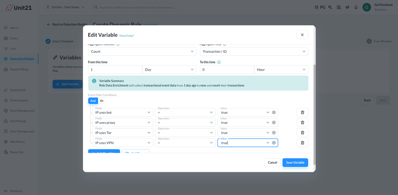 The Customizable No-Code Platform for Risk & Compliance Operations | Unit21