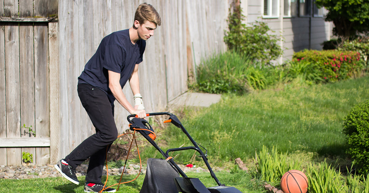Gartenarbeit als Schülerjob