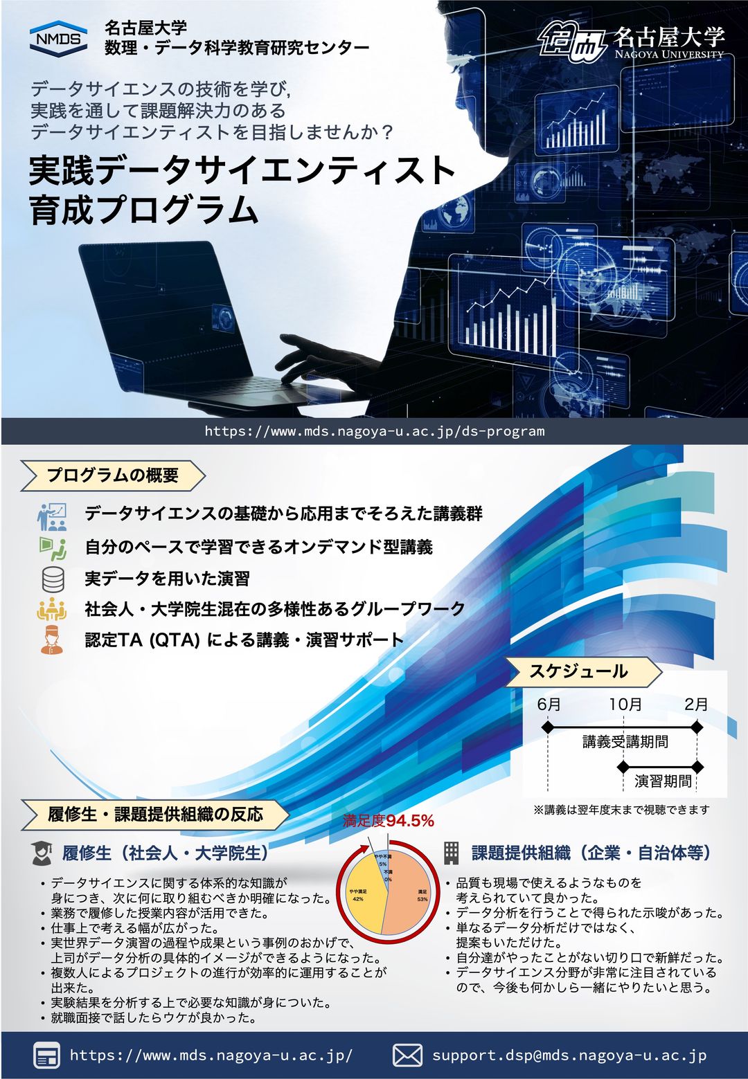 DS PROGRAM - Mathematical and Data Science Center, Nagoya University