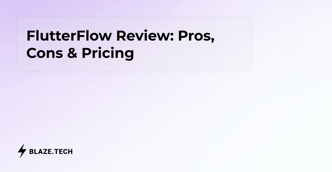 FlutterFlow Review 2025: Pros, Cons & Pricing Details