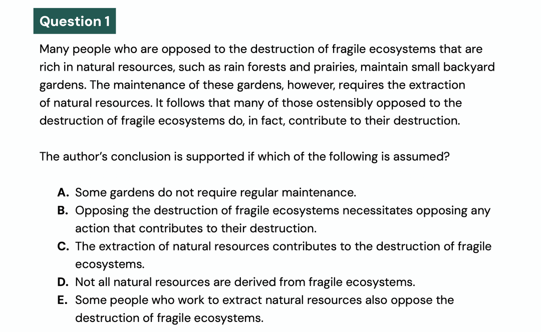 Free LSAT Practice Tests & Answer Explanations
