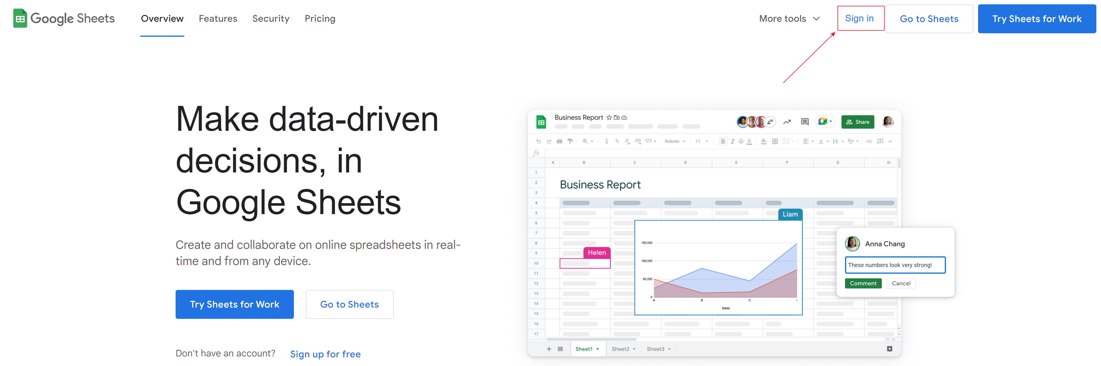 Google Sheets Sign-in: Explained | LiveFlow