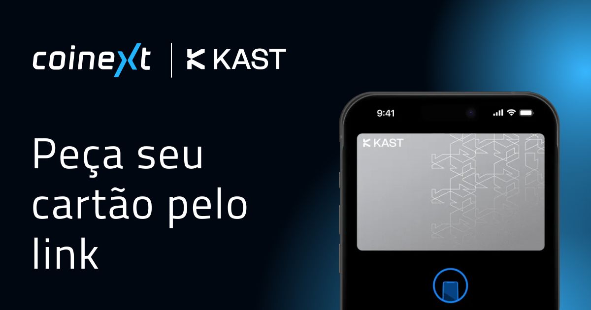Cartão Kast + Coinext