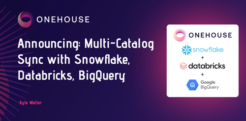 Announcing Multi-Catalog Sync with Snowflake, Databricks, BigQuery
