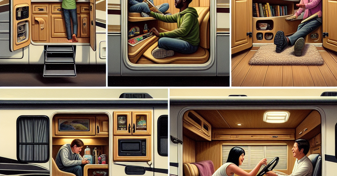 10 RVs with Secret Compartments and Hidden Rooms | RV Rank