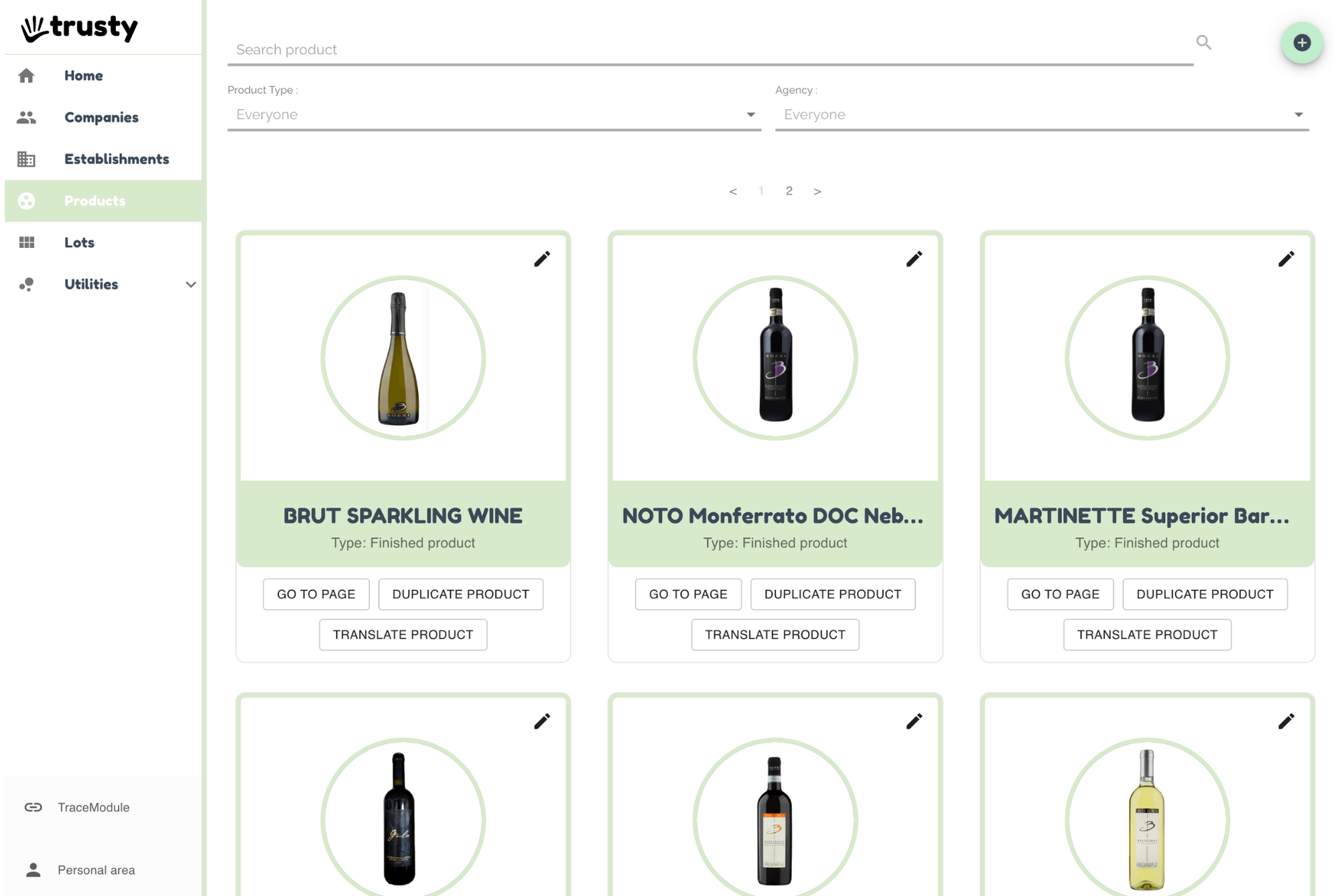 Regulation / Wine and spirits nutritional Values