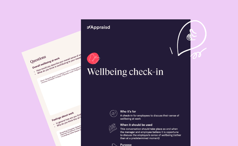Wellbeing Check-in Template: Templates for HR Teams