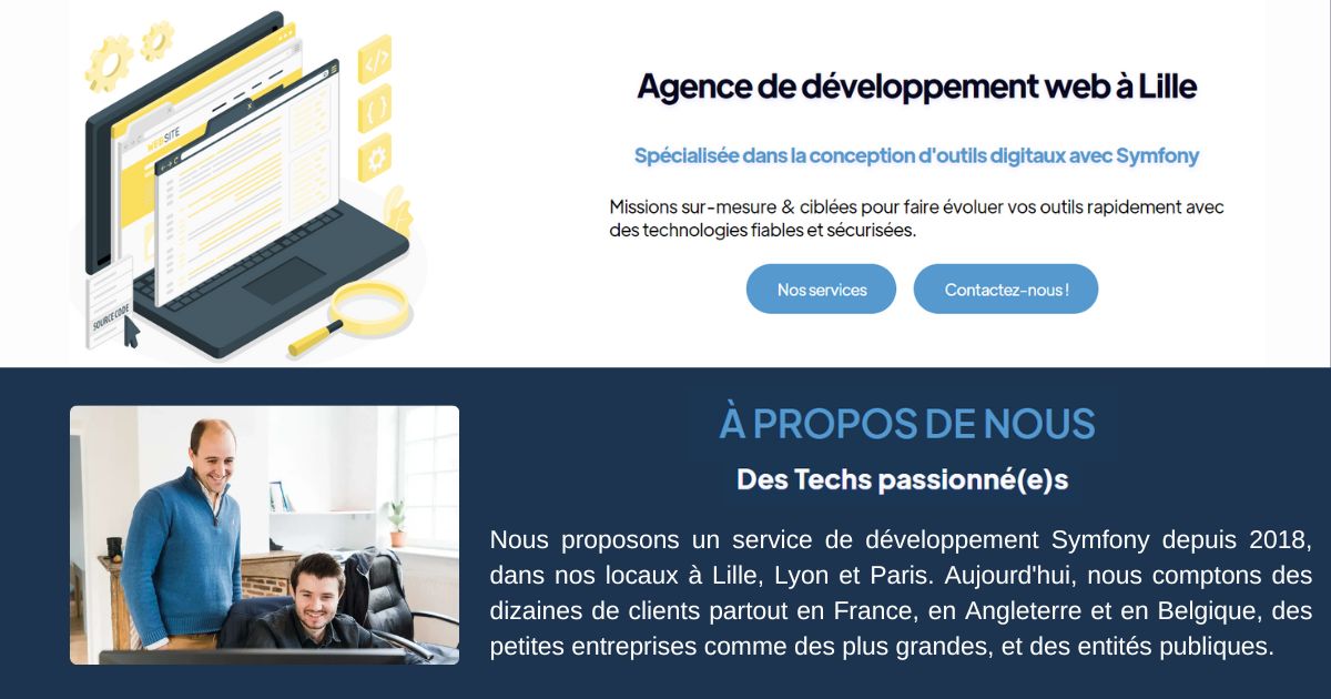 Efficience IT - Agence Développement Web Symfony