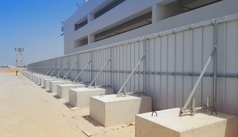 Construction Site Fencing in Dubai | Logical Contracting