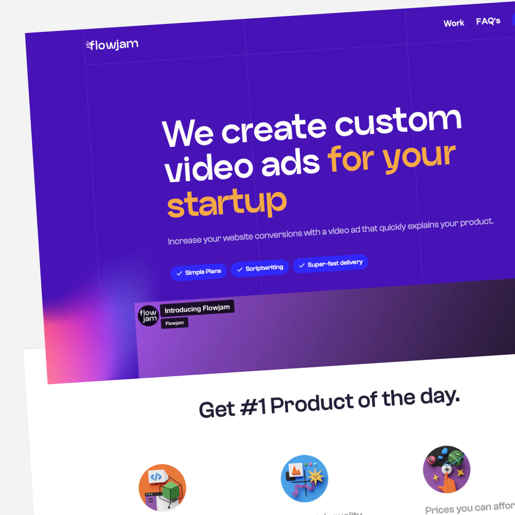 Flowjam | Custom SaaS launch videos to build hype