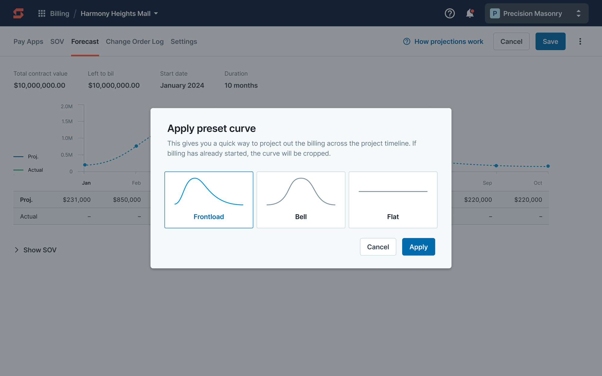 Billing and Cash Flow Forecasting Software | Siteline