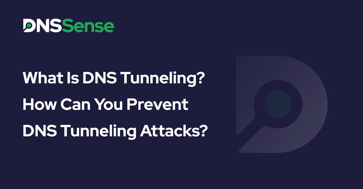 What is DNS Tunneling? How Can You Prevent DNS Tunneling Attacks ...