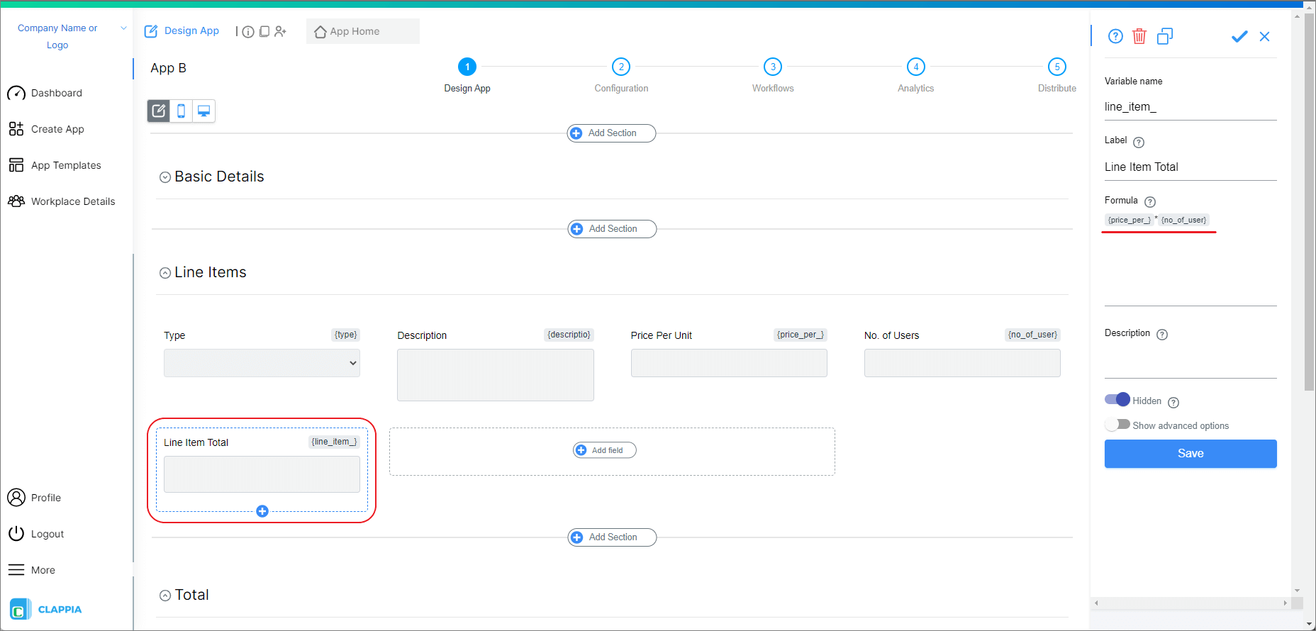 Doing Sum while you copy the section during Submission | Clappia