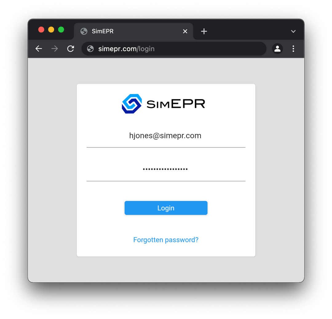SimEPR - Transforming Simulation Training