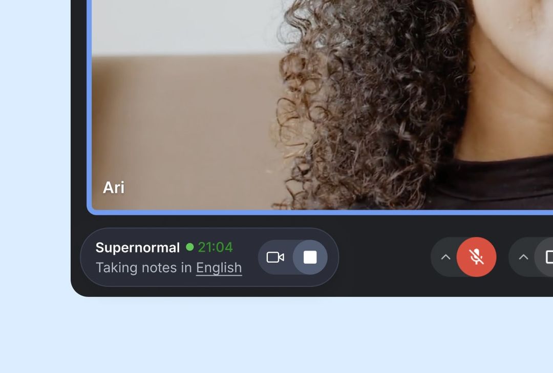 AI-Powered meetings & Voice Agents · Supernormal