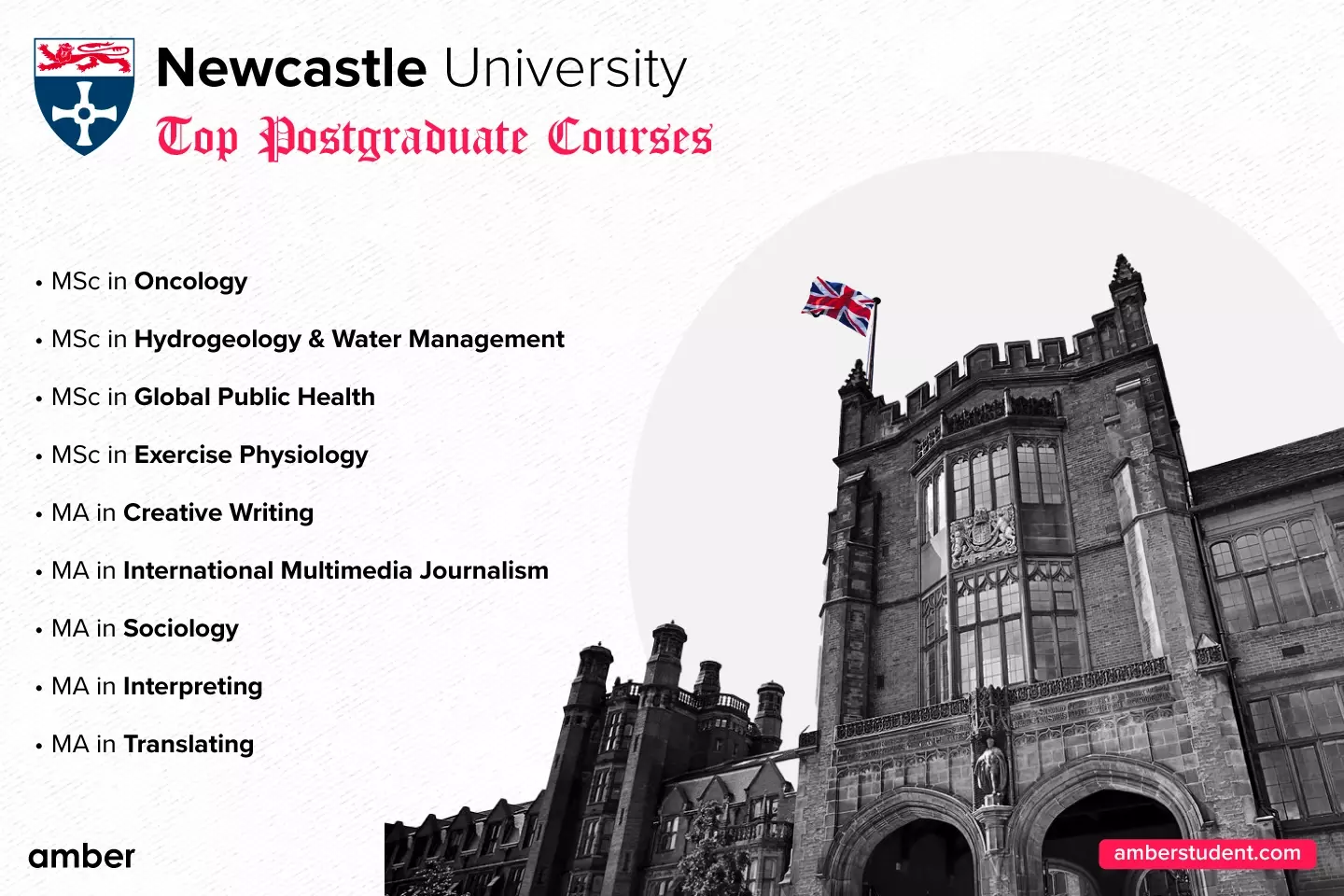 Newcastle University: Best courses, Rankings, Eligibility, Fees | Amber