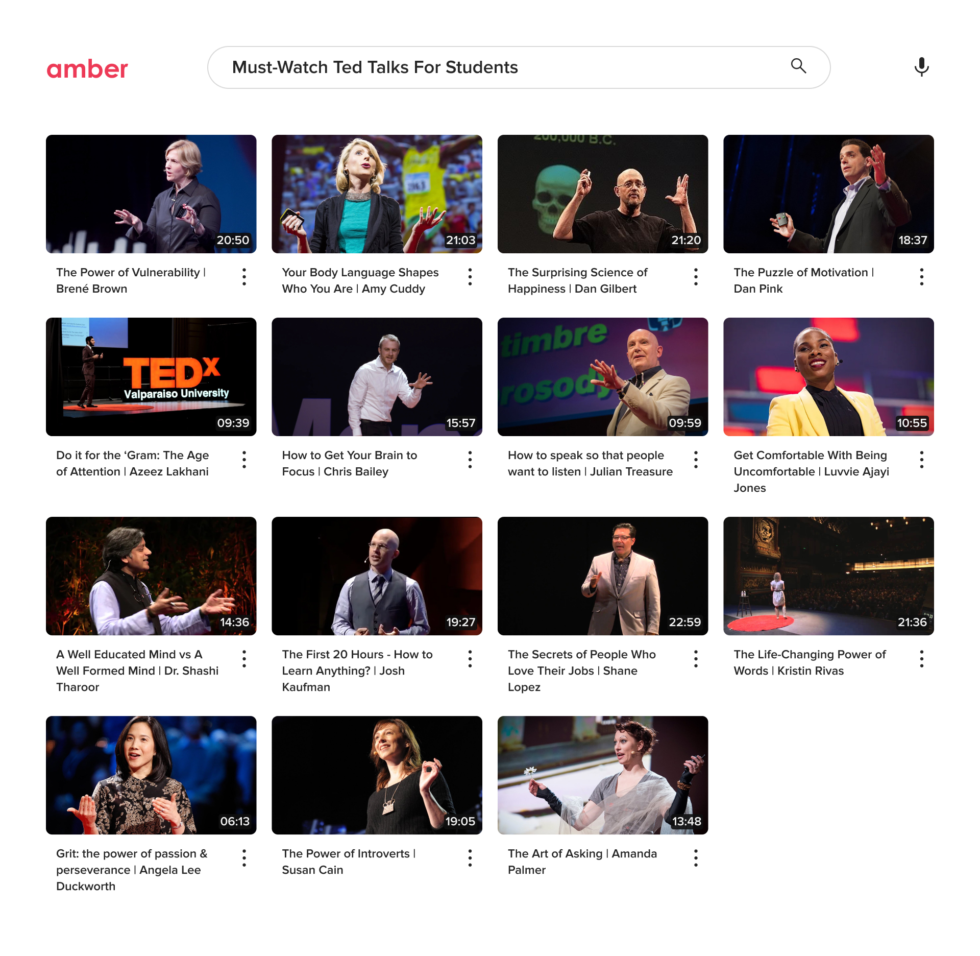 15 Must Watch TED Talks for Students | Amber